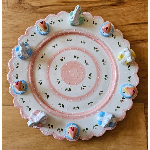 Two's Company | Dining | Vintage Whimsical Cake Plate Patti Cappell For ...